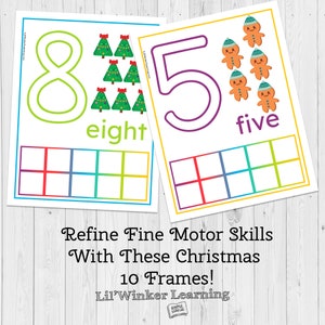 Preschool Christmas Activities Bundle Coloring Pages Ten - Etsy