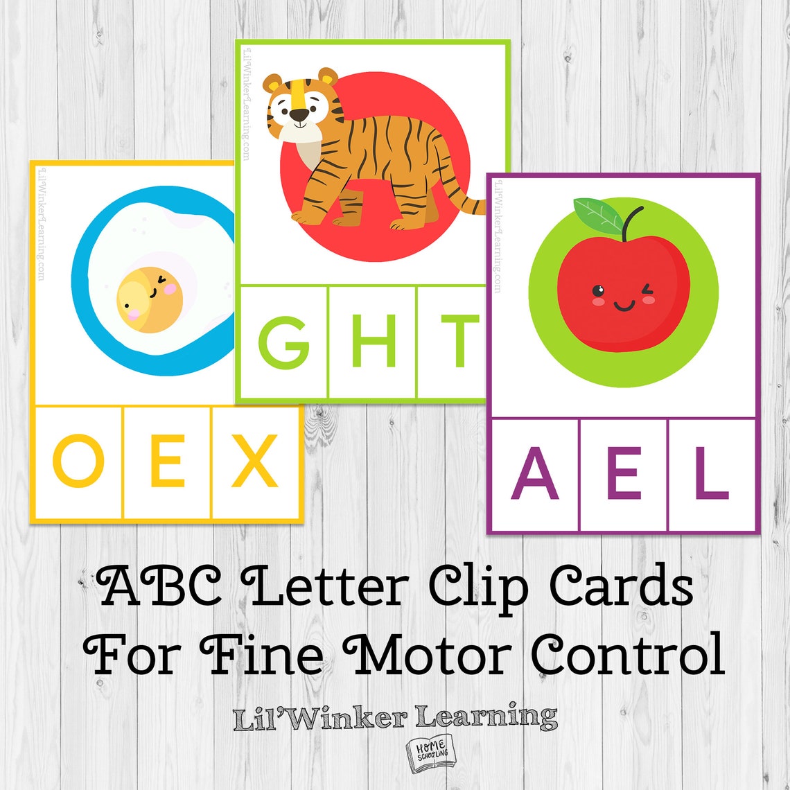 ABC Clip Cards, Alphabet Activities, Letter Recognition, Alphabet ...
