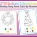 Christmas Color by Number, Math Preschool Activities, Printable Toddler ...