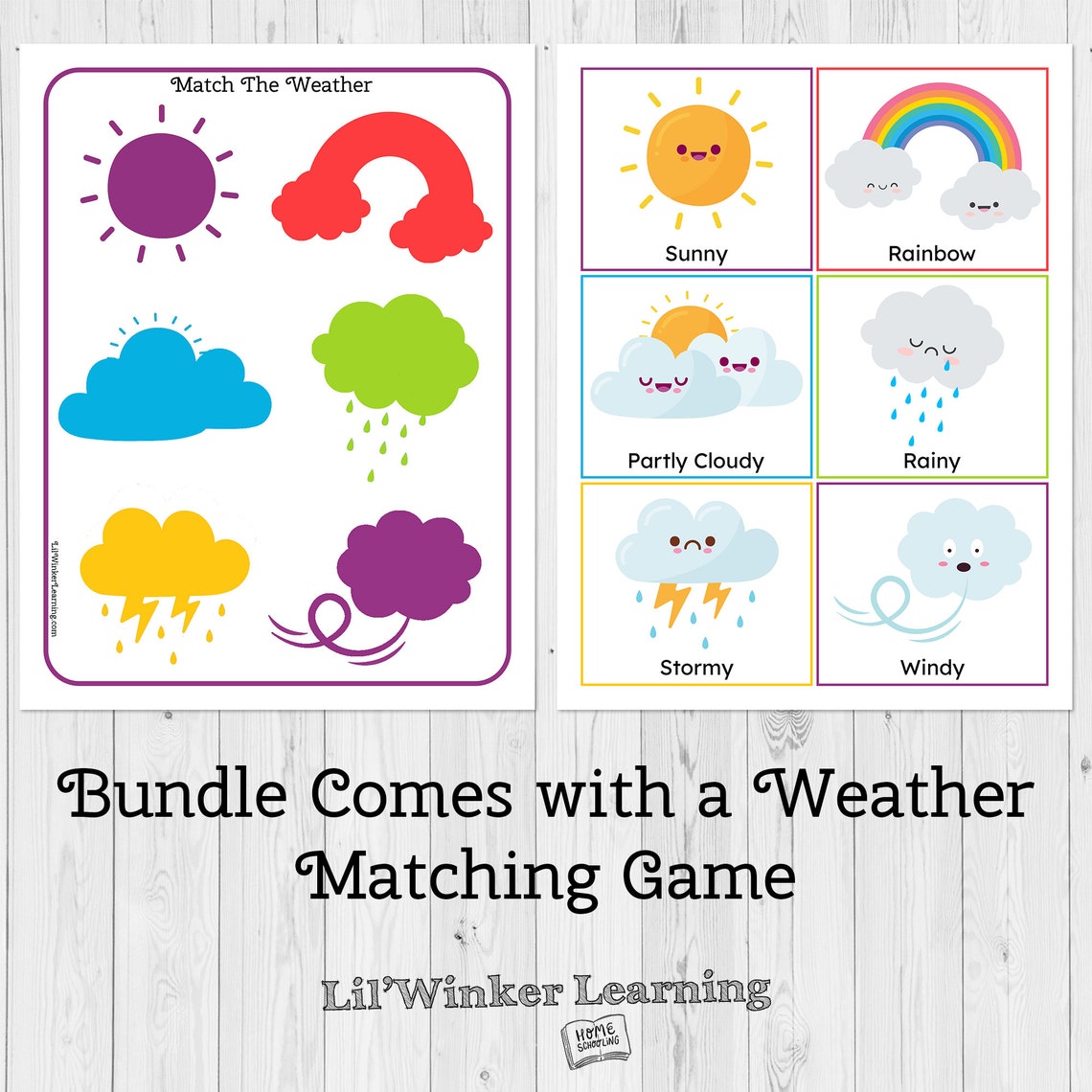 Weather Activities for Preschool, Toddler Weather Activity, Pre-k Busy ...