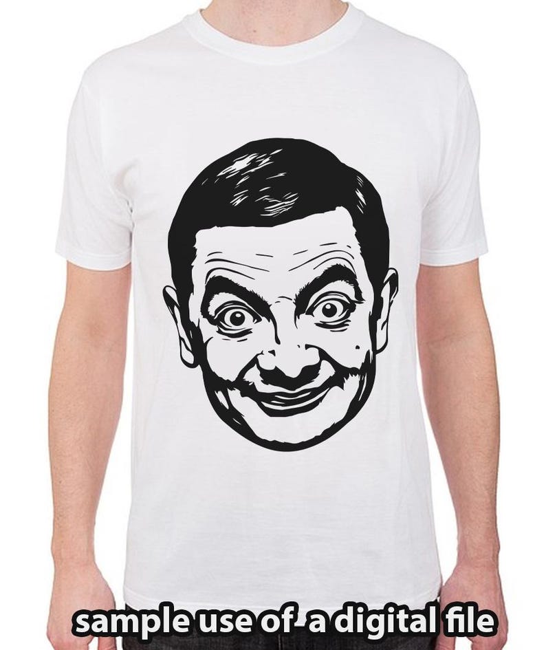 Mr Bean Svg , Cricut , Multi Layered Digital File , Rowan Atkinson Svg ...