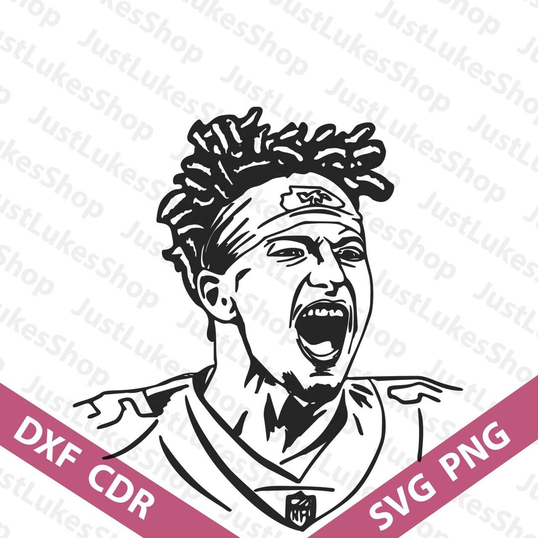 Patrick Mahomes Svg, Patrick Mahomes Png, Patrick Mahomes Digital File ...