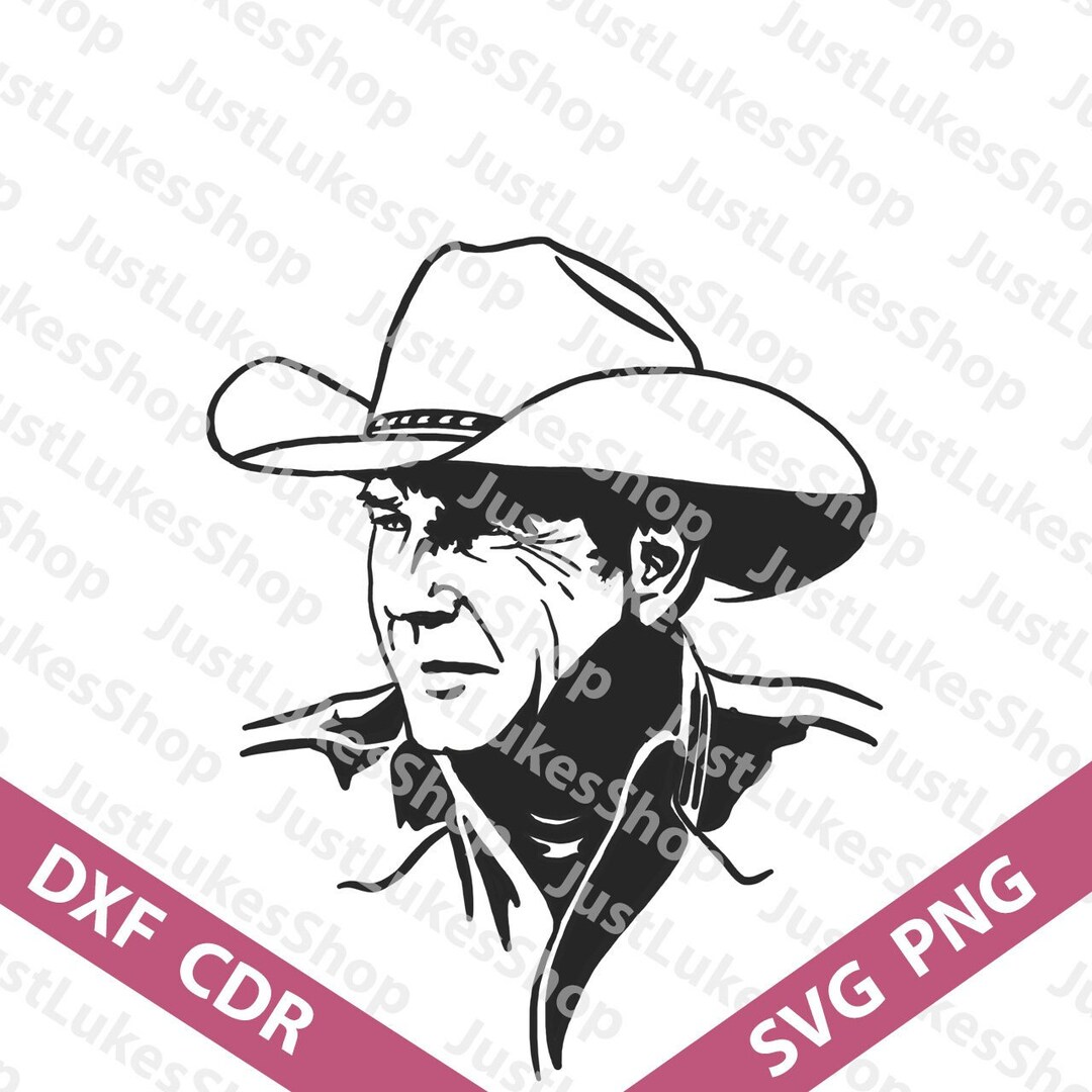 Kevin Costner Svg, Yellowstone Svg Png Digital File for a Sticker ...