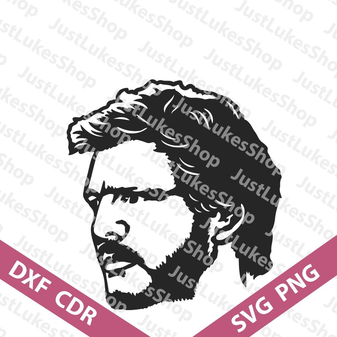 Joel Svg the Last of Us Joel Pedro Pascal Svg CNC Vector Silhouette ...