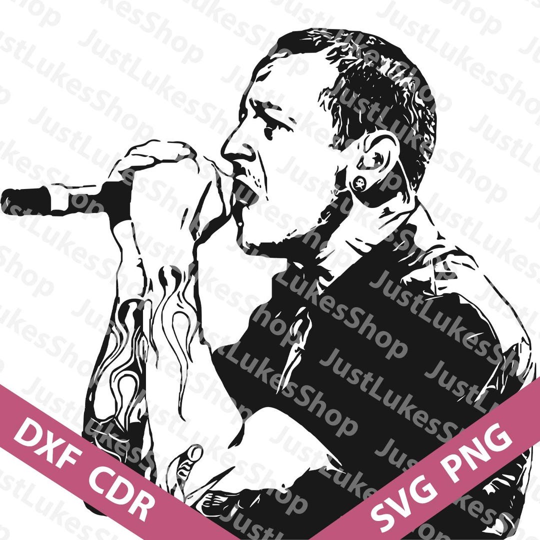 Linkin Park Svg , Chester Bennington Svg , Circut , Digital File , Png ...