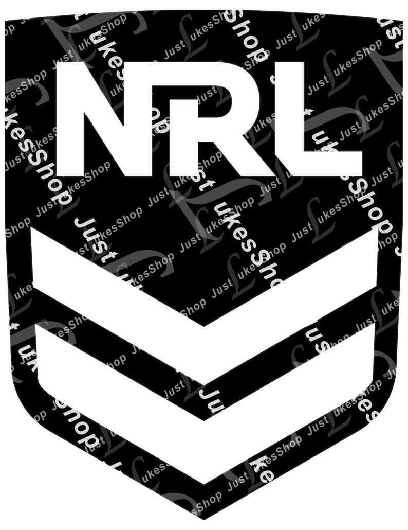 NRL National Rugby League Logo CNC Template DXF Cdr Eps Ai Png for ...