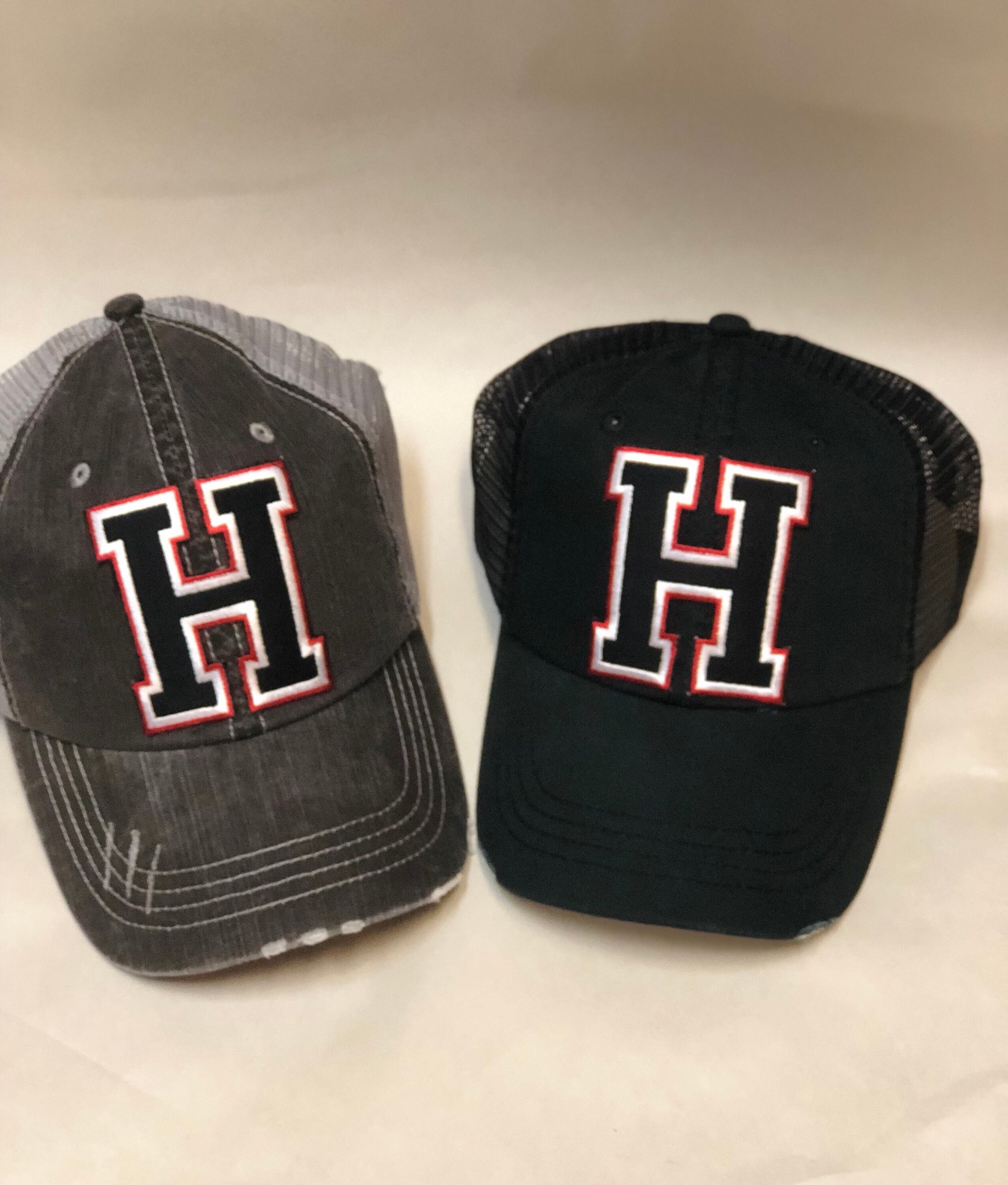 Letter H Rockwall-Heath Hawks trucker baseball | Etsy