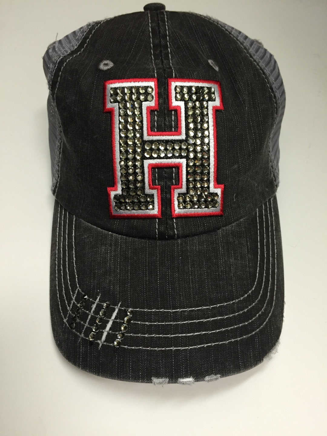 Letter " H " Rockwall-heath Hawks Trucker Baseball Hat - Etsy