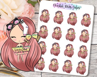 Cute girly stickers | Etsy