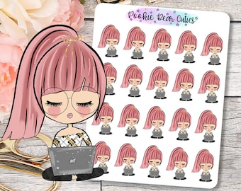 Cute girly stickers | Etsy