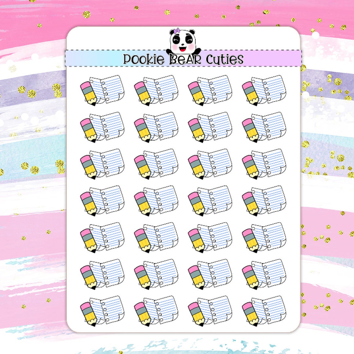 Note Taking Notes School Stickers | Etsy