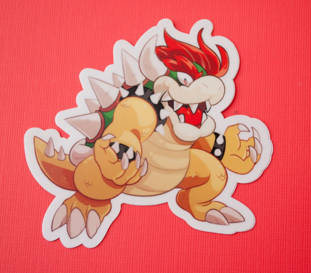 Bowser Vinyl Sticker - Etsy