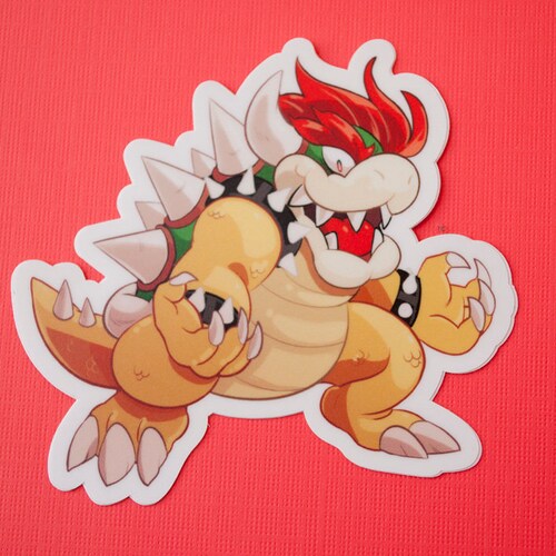 Bowser Vinyl Sticker - Etsy