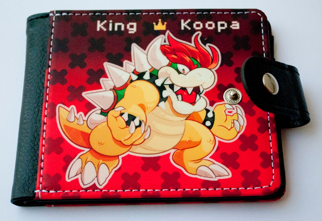 Bowser Bifold Wallet || Unisex Wallet || Vegan Wallet - Etsy