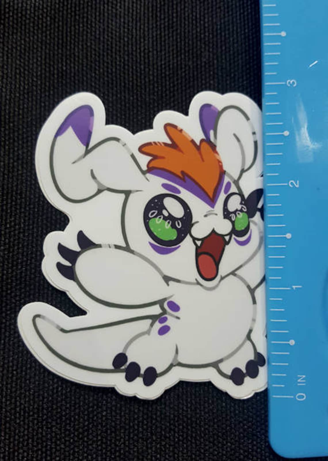 Digimon Vinyl Stickers - Etsy