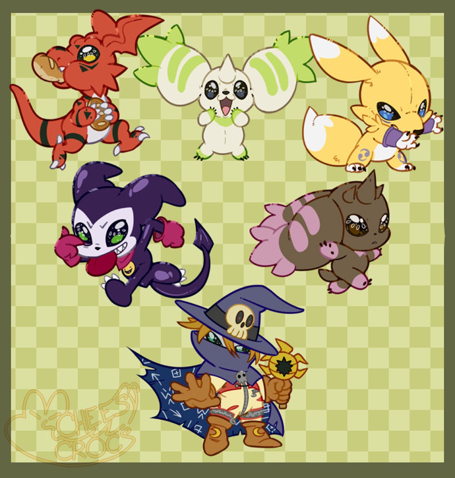 Digimon Vinyl Stickers - Etsy