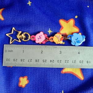 Colorful Kirby Acrylic Keychain Charm - Etsy