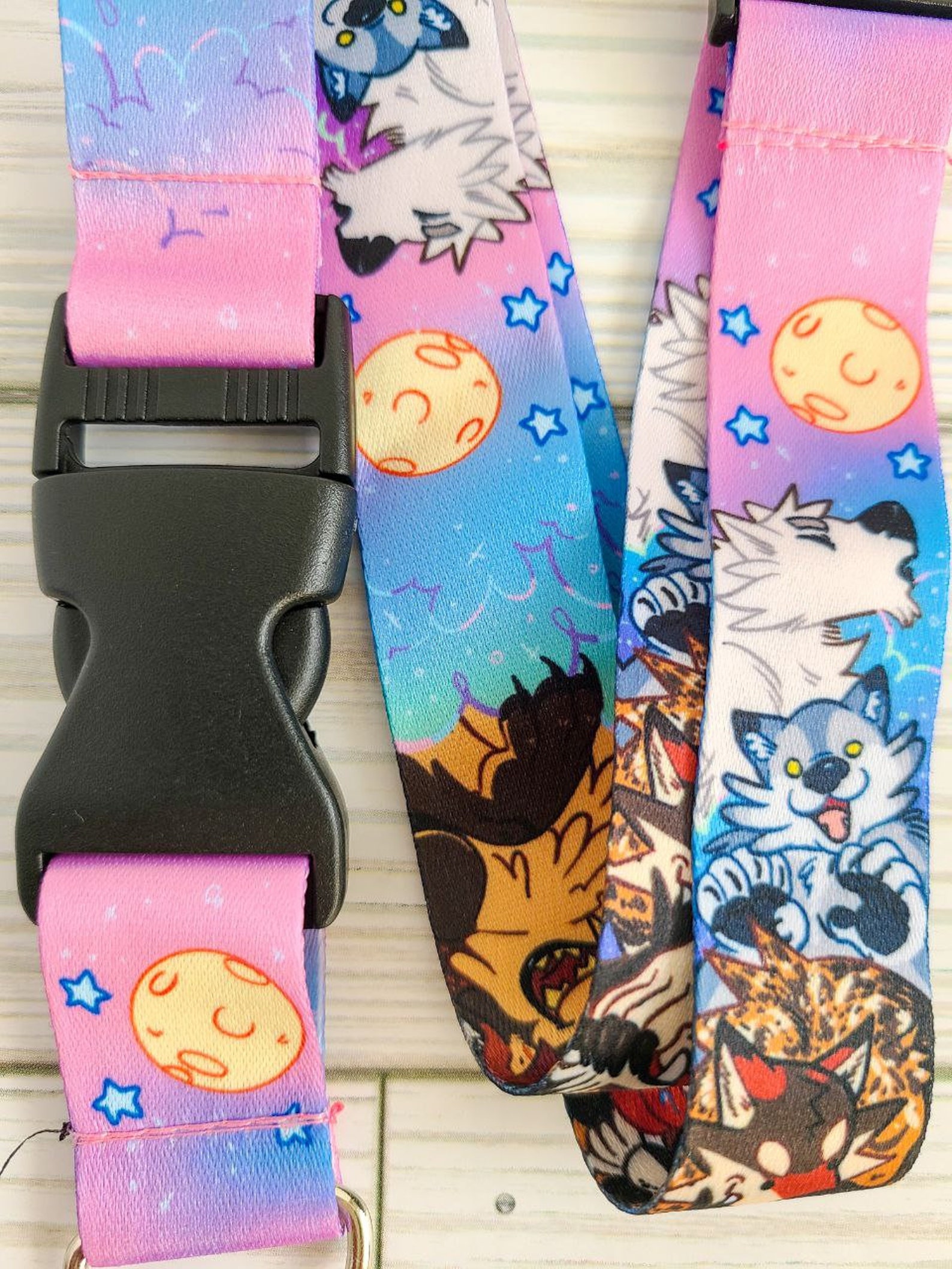 Werewolf Buddies Breakaway Lanyard - Etsy