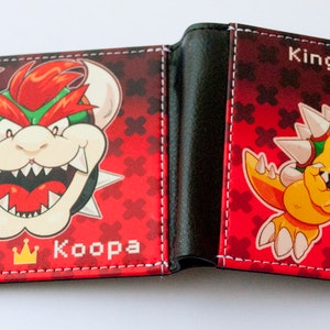Bowser Bifold Wallet || Unisex Wallet || Vegan Wallet - Etsy