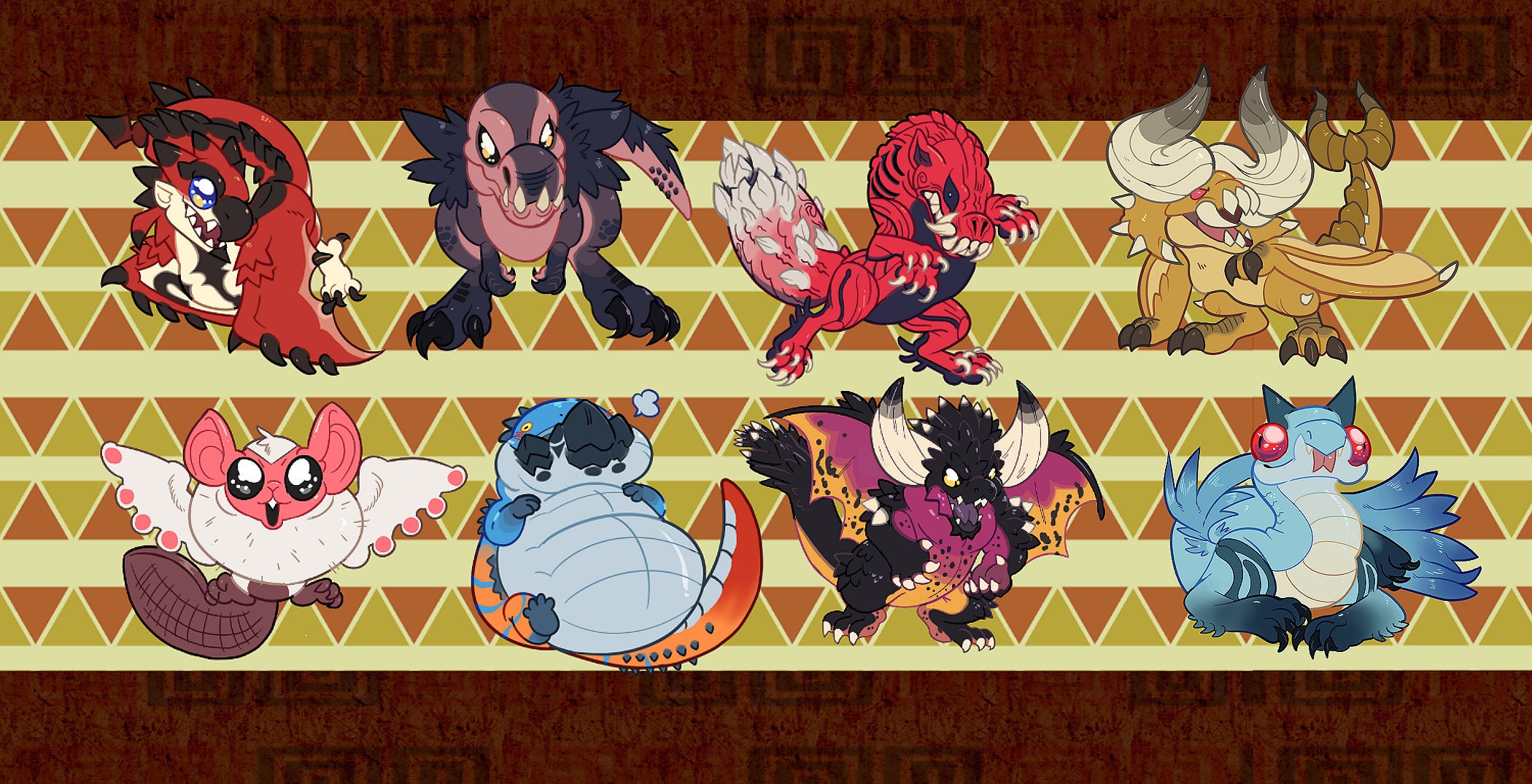 Monster Hunter World Vinyl Stickers - Etsy