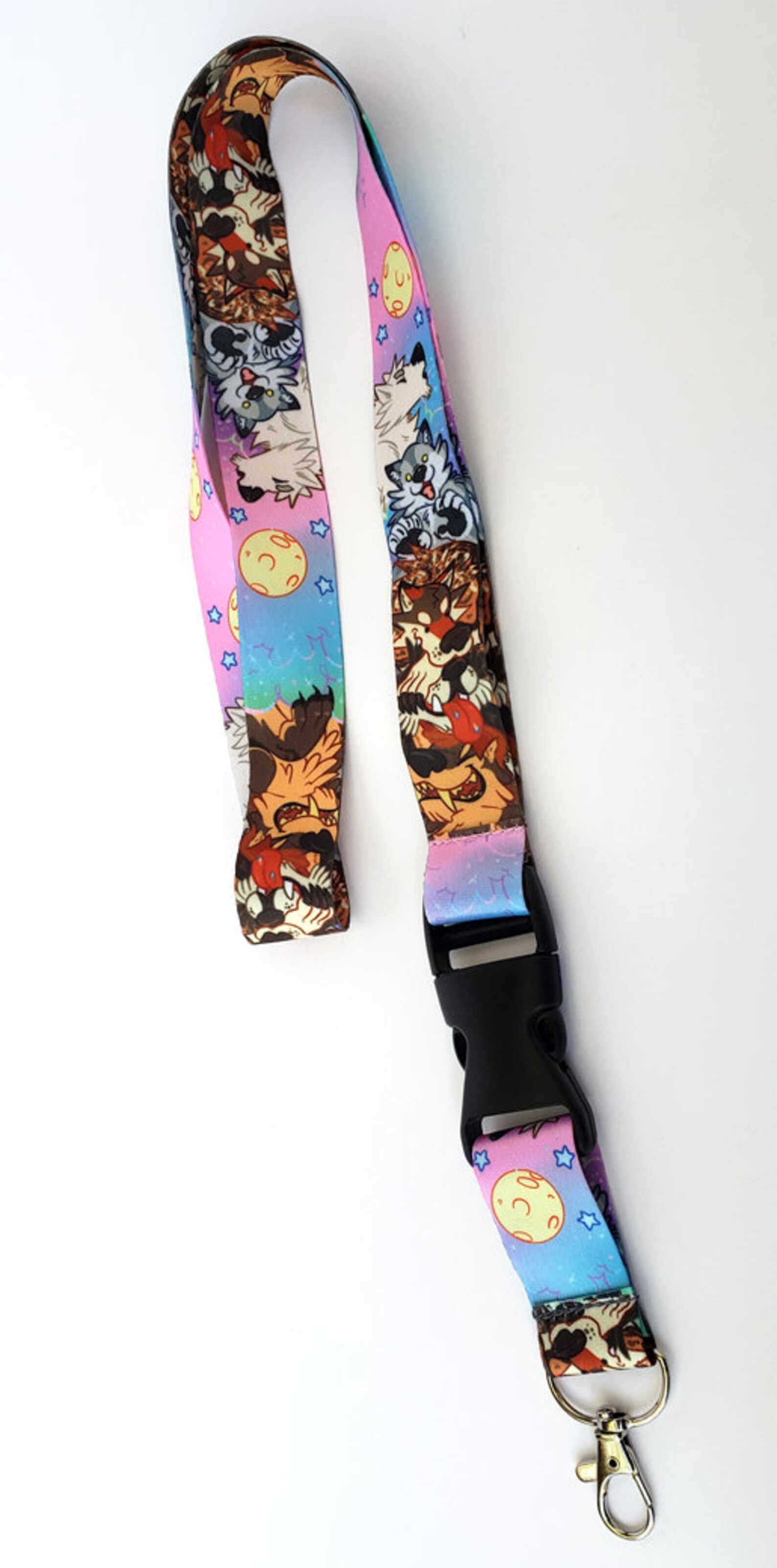 Werewolf Buddies Breakaway Lanyard | Etsy