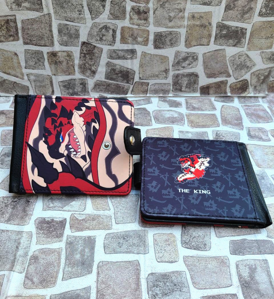 Monster Hunter Rathalos Wallet || Unisex Wallet || Vegan Wallet - Etsy