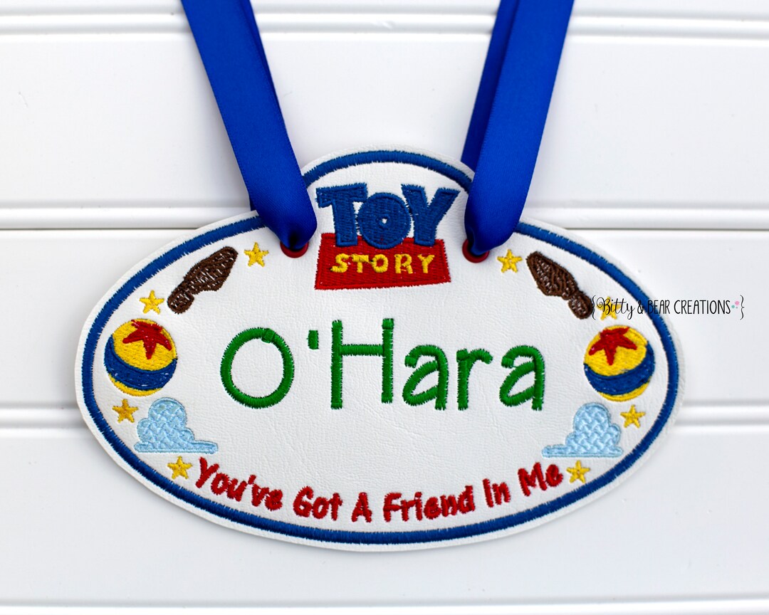 Disney Toy Inspired Stroller Tag, Wheelchair Tag, Scooter Tag, Walker ...