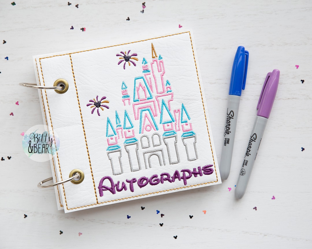 Cinderella Castle Signature Autograph Book, Personalized, Custom ...