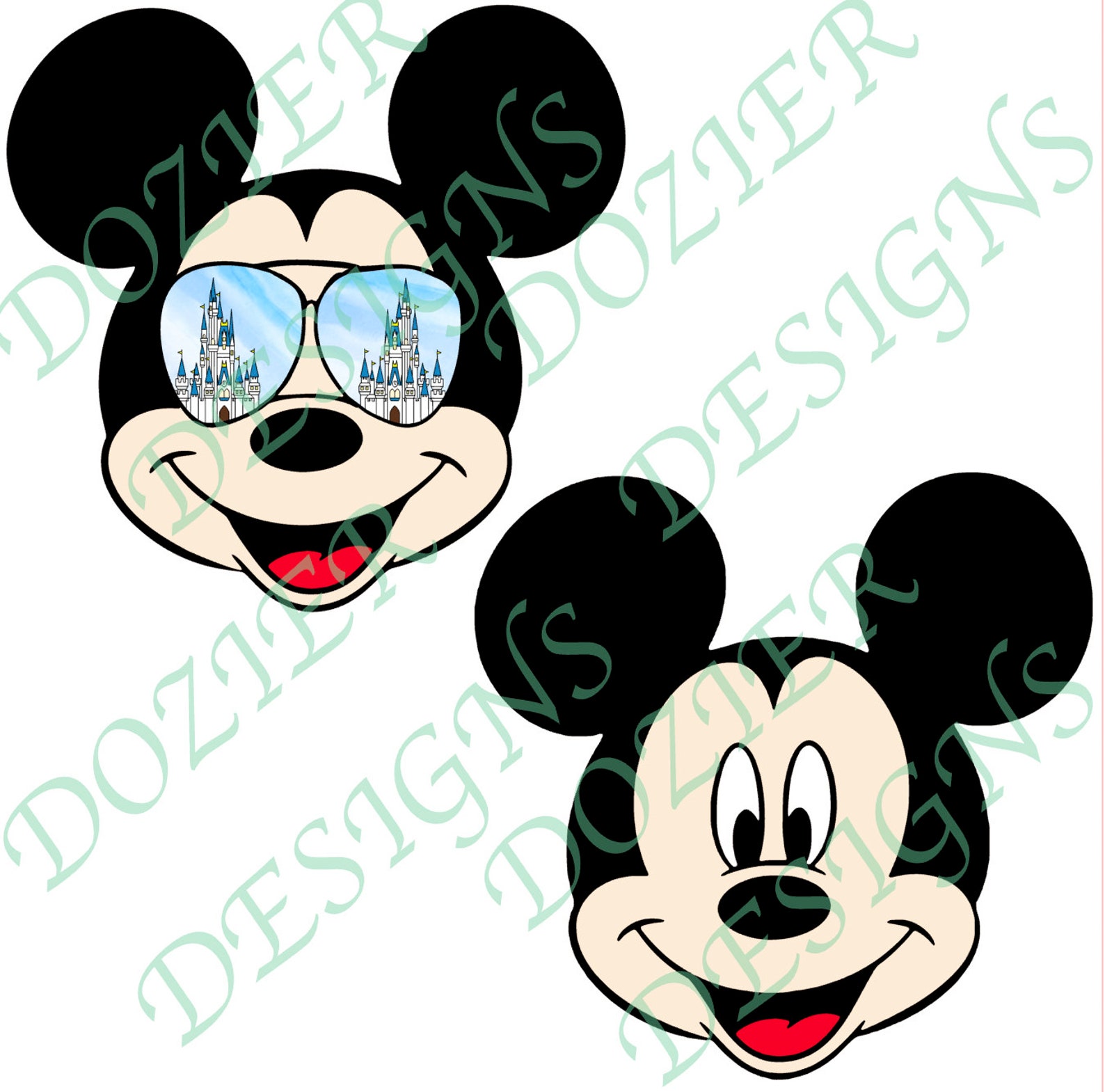 Mickey With Sunglasses Svg Minnie Mouse Castle Svg And Png Etsy Images ...