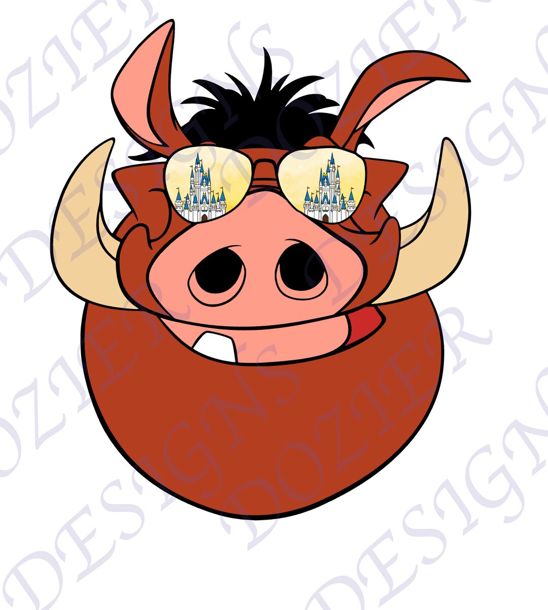 Pumba Castle Glasses SVG/PNG Digital Download Silhouette Cricut ...