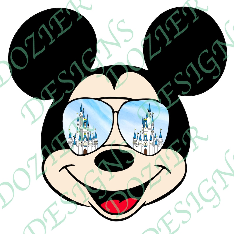 Mickey Glasses Svg - Etsy