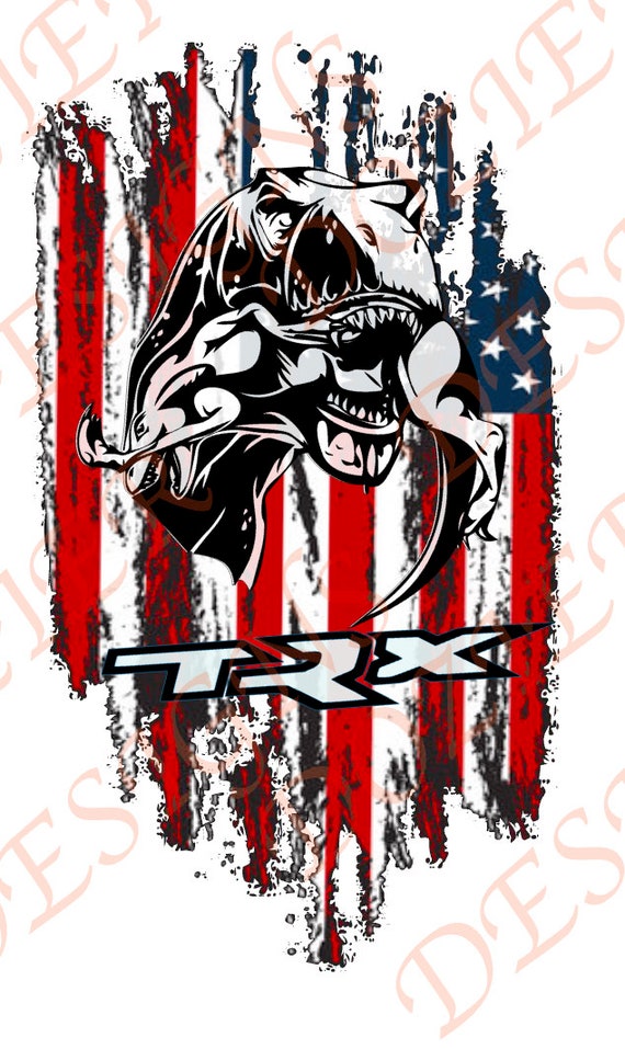 RAM TRX T-rex Raptor Logo Mopar Hellcat American Flag Svg/png - Etsy UK