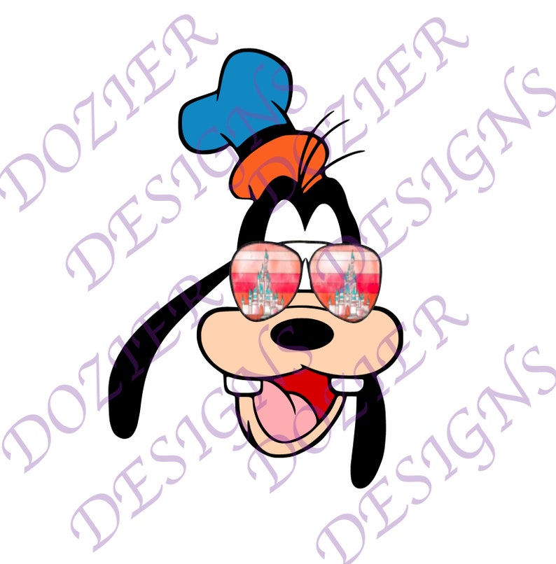 Goofy Castle Sunglasses SVG/PNG File - Etsy