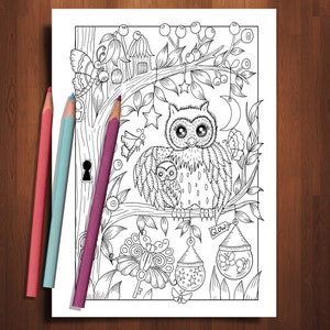 Springlings Coloring Book, Colouring Book, Adult Coloring, Adult ...