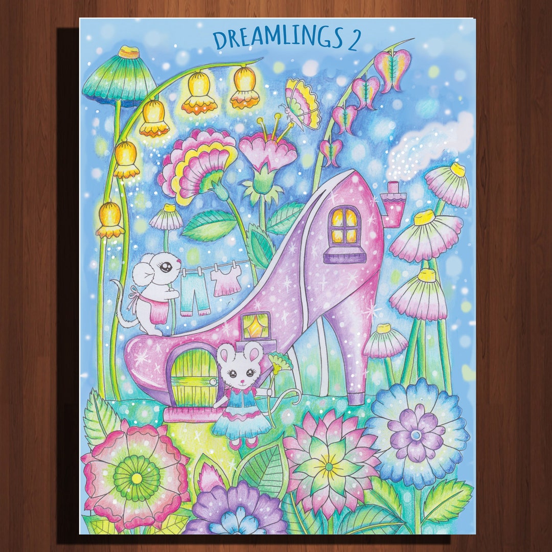 DREAMLINGS 2 Magical Homes Printable Digital Coloring Book - A Magical ...