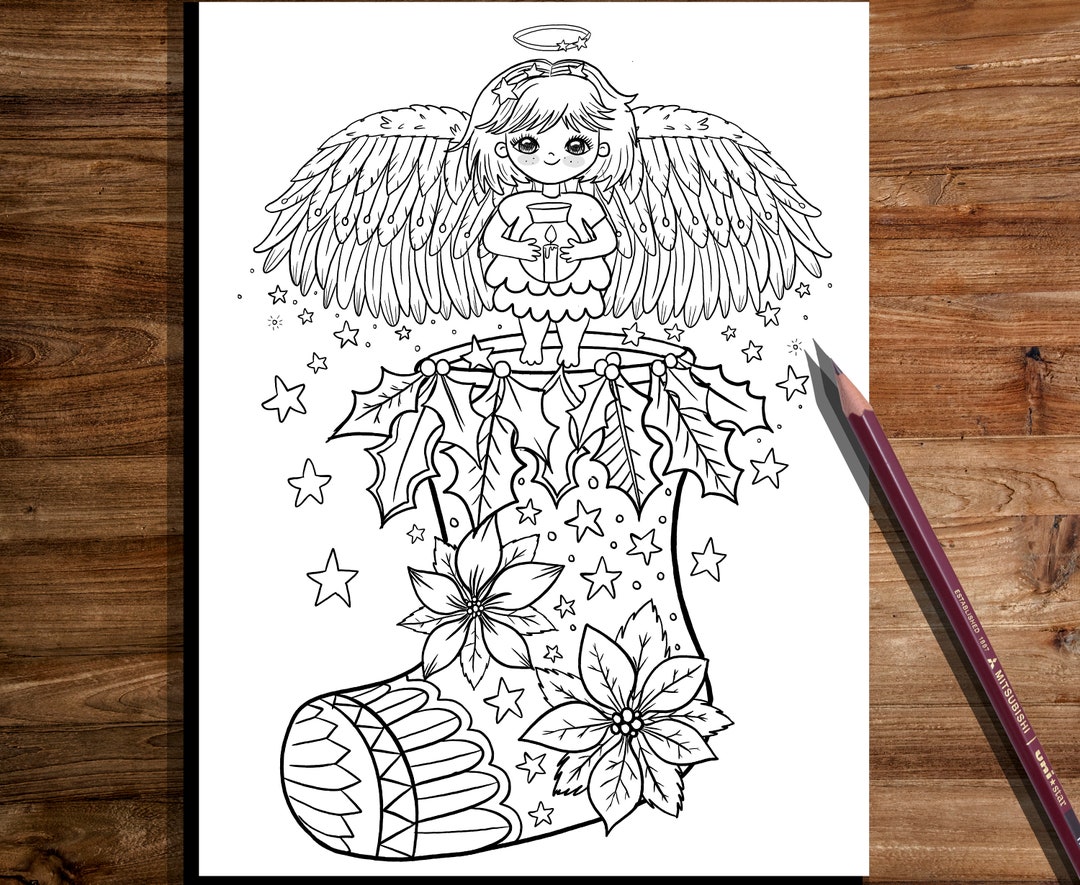 Christmas Coloring Page Xmas Coloring Page, CHRISTMAS Coloring Page ...