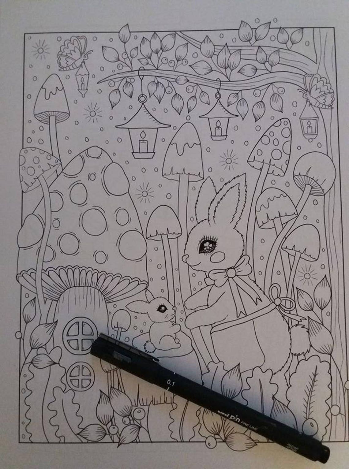 DREAMLINGS Printable Digital Coloring Book - A Magical Coloring Book ...