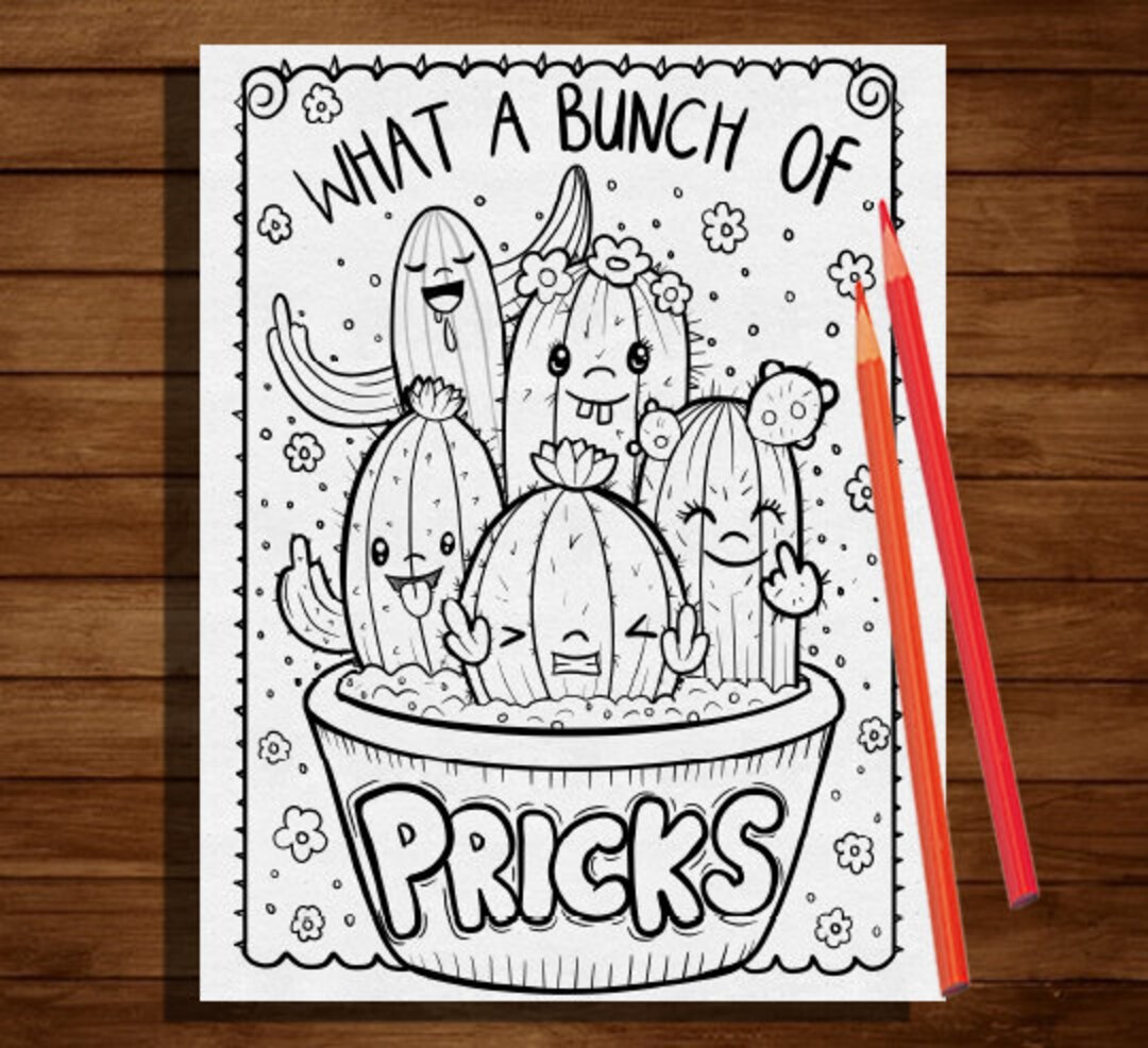 Sweary Coloring Page , Swearing Coloring Pages, Sweary Coloring Book ...