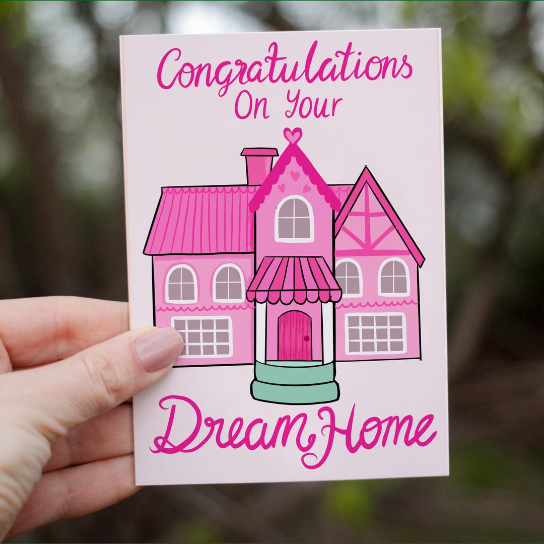 Congratulations on Your Dream Home Card, Dream Home,dreamhouse, New ...