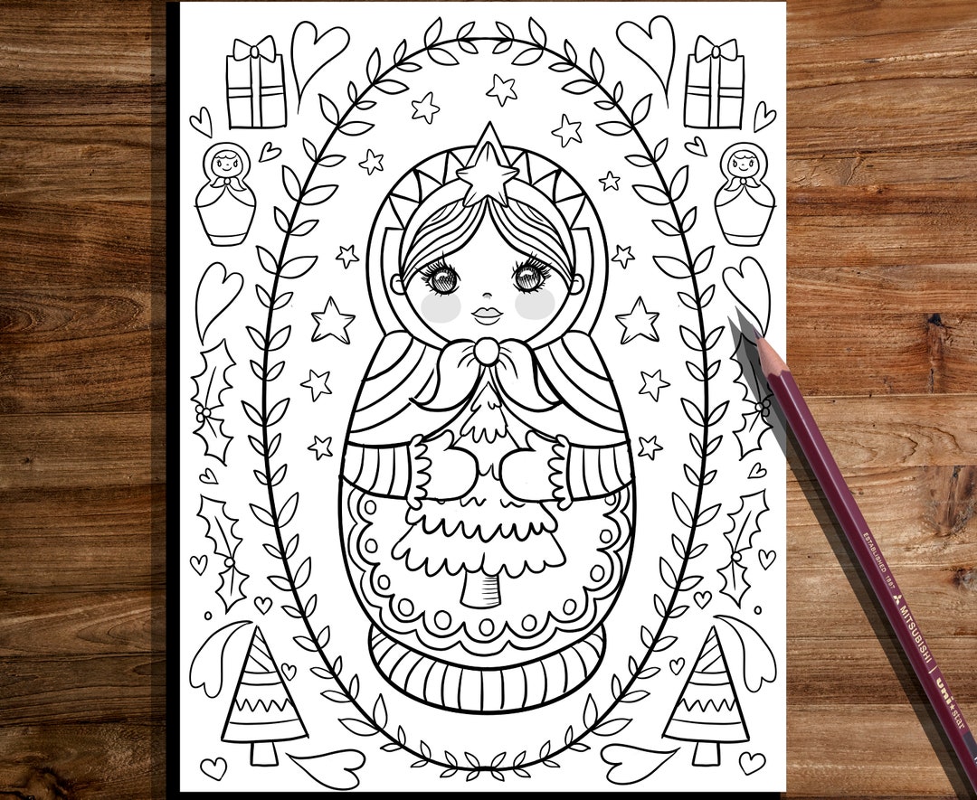 Christmas Coloring Page Xmas Coloring Page, CHRISTMAS Coloring Page ...