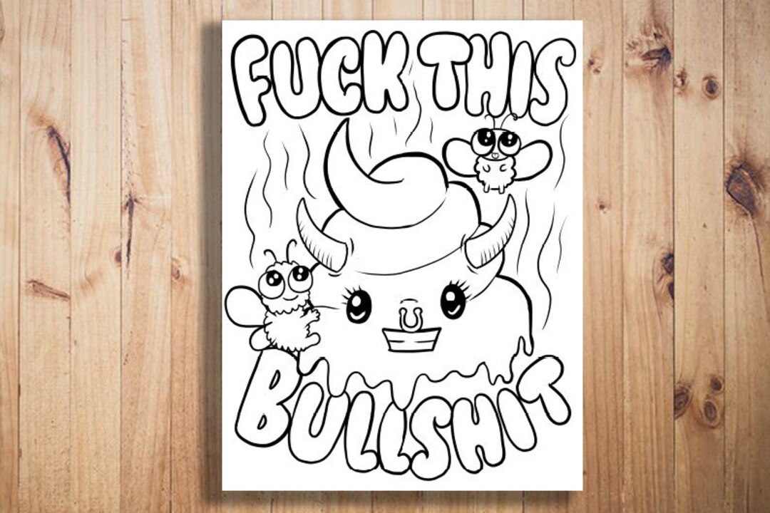 Social Distancing Adult Coloring Pages Quarantine Coloring Book, Fck ...