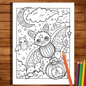 EDWINA MC NAMEE Coloring Books Halloween Coloring Book Contains Witches ...