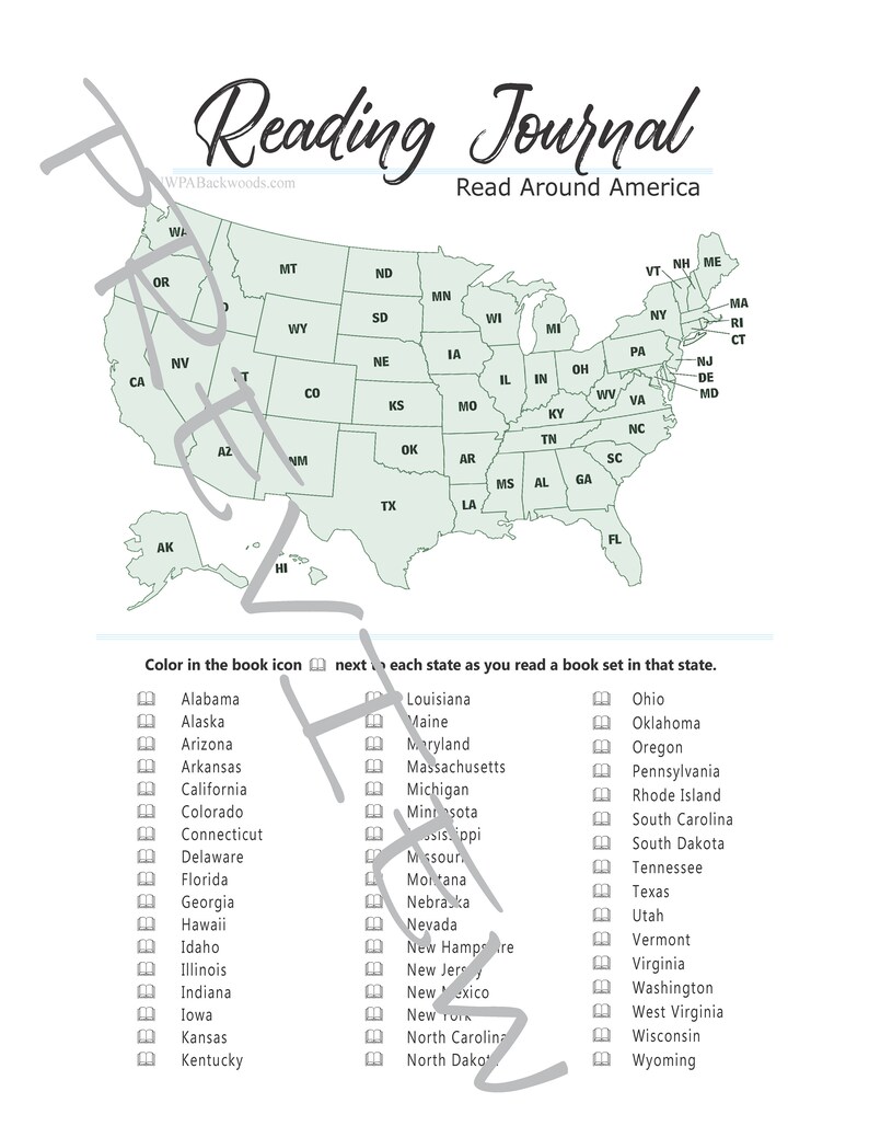 Reading Journal Printable Pages - Goal Sheets With 50, 100, 200 and 500 ...