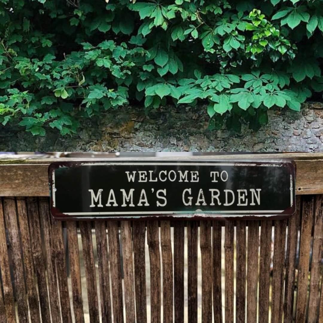 Garden Sign Custom Garden Gate Sign Gardener Friend Gift Master ...