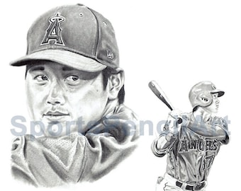 Shohei Ohtani Print - Etsy