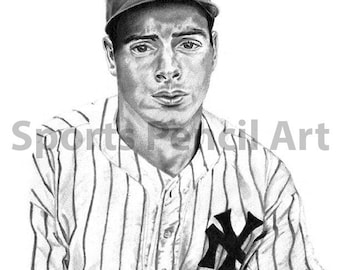 Joe Dimaggio Print - Etsy