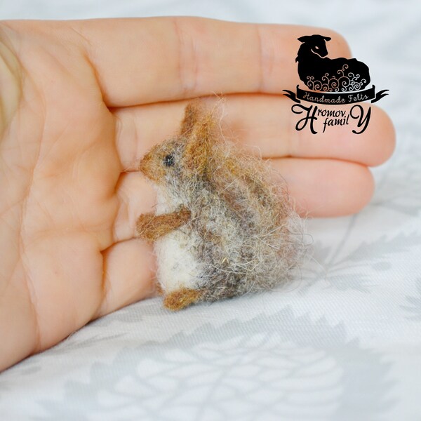 Squirrel Miniature - Etsy