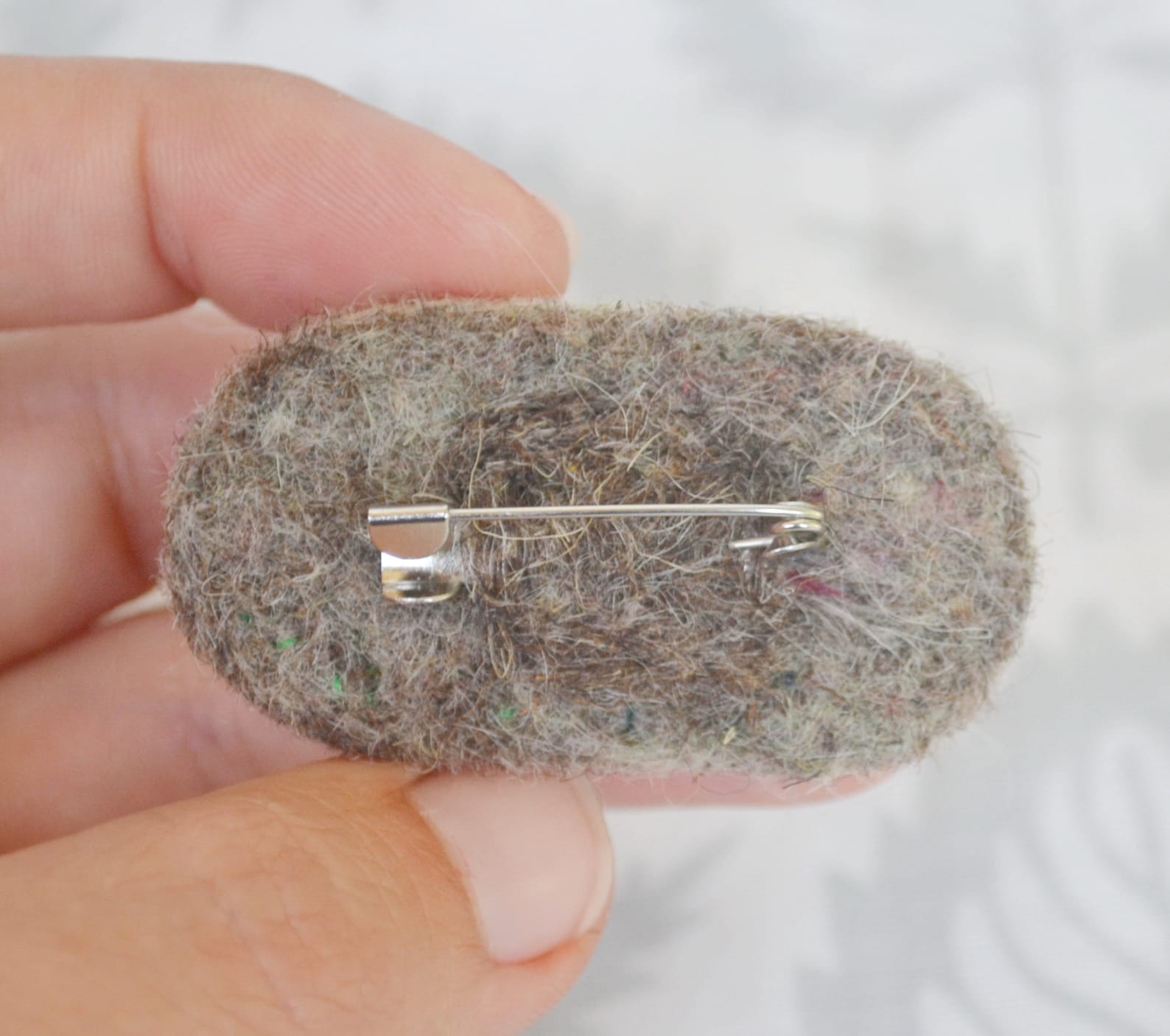 Hedgehog Felted Brooches Forest Nature Animal Felt Brooches | Etsy