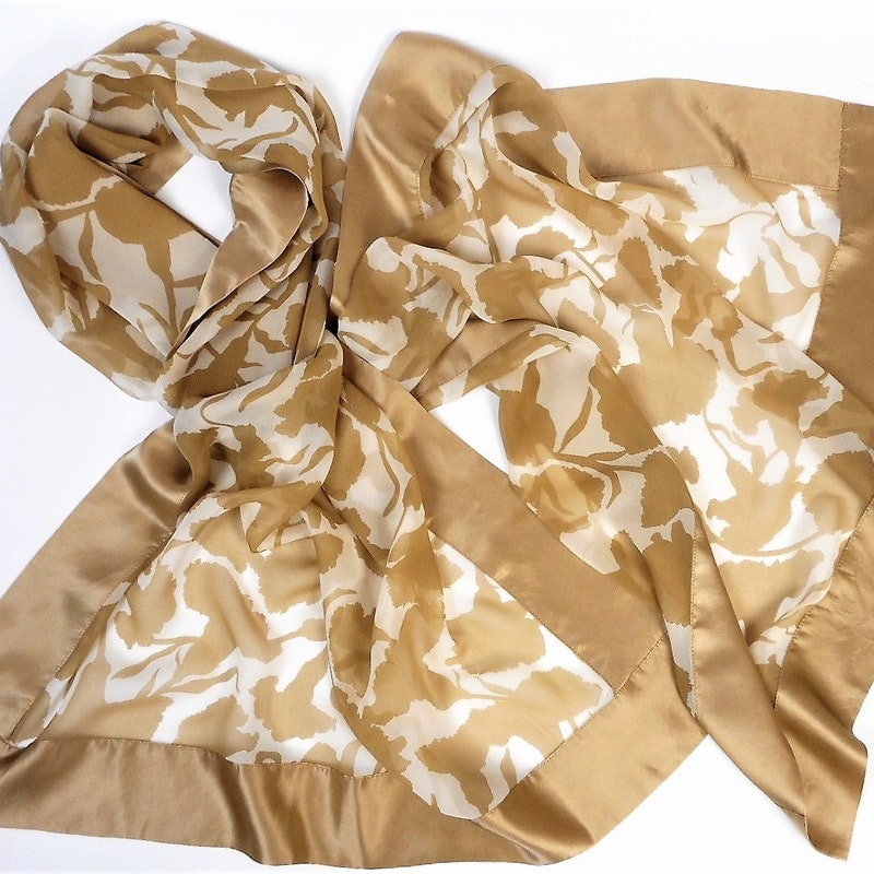 Beige Scarf - Etsy