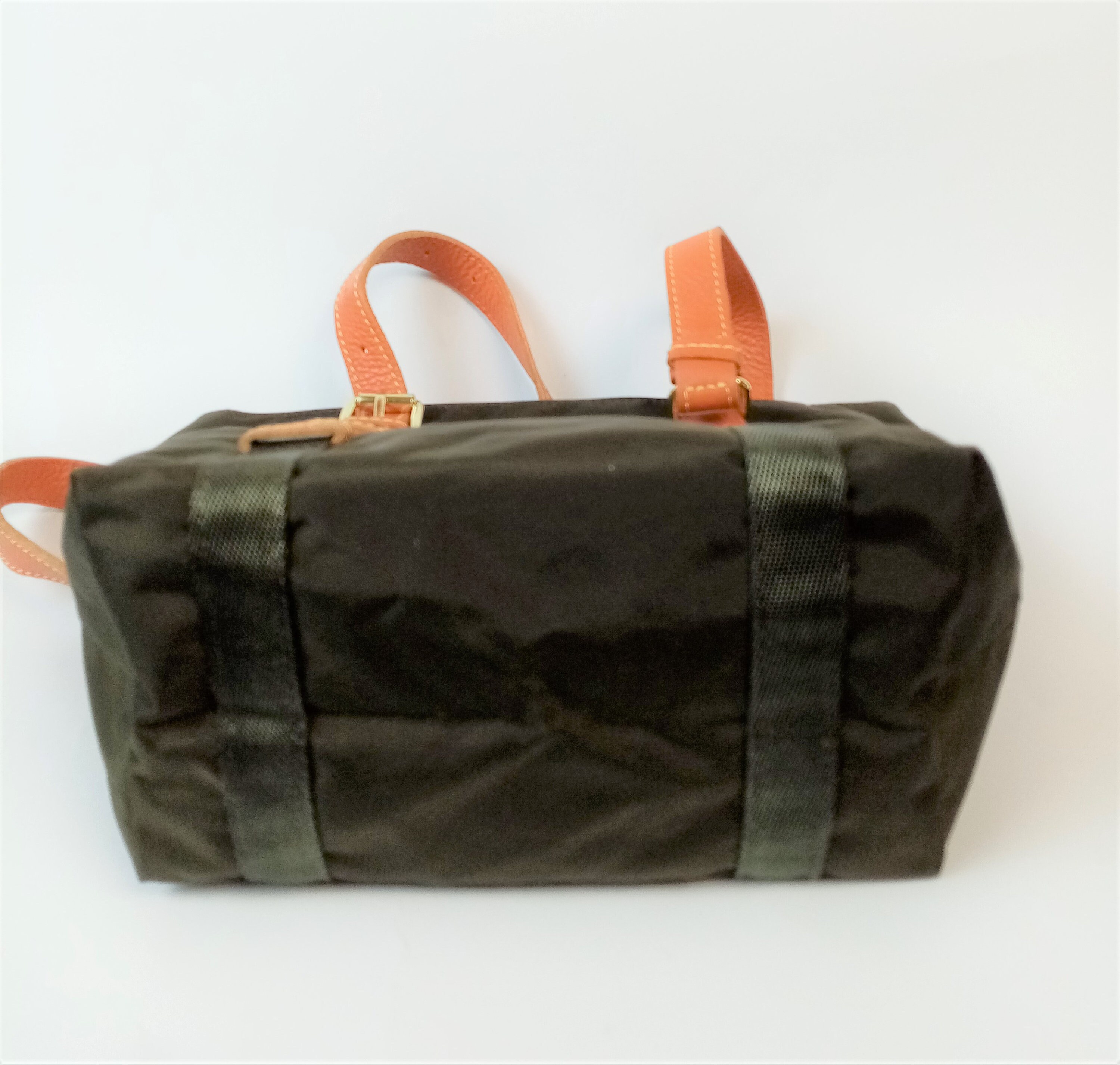 Bric's Mini Tote Bag Dark Green Nylon & Leather Bag Brics - Etsy